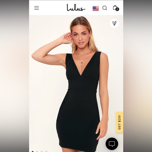 Lulus | Dresses | Nwt Lulus Babes Bubbly Black Bodycon Dress M | Poshmark